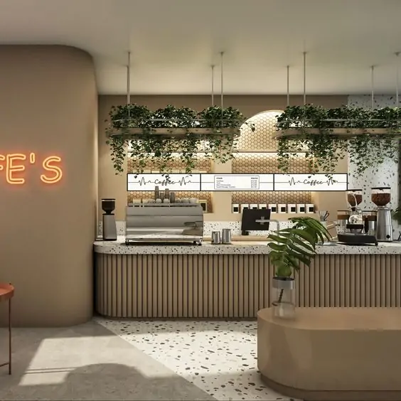 Thiết Kế Quầy Cafe — BLUECONS